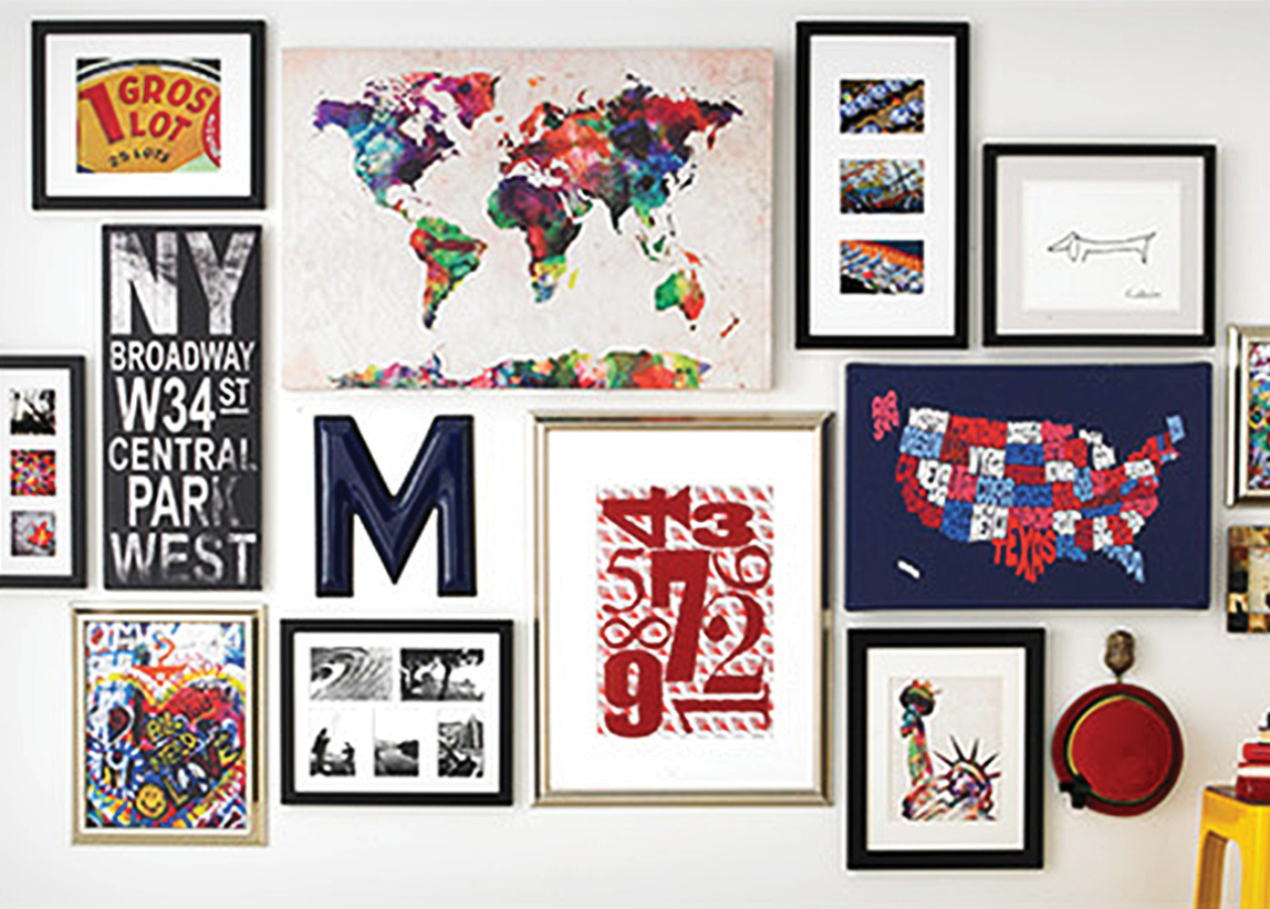 How to Create a Collage Wall - Magic Style Shop